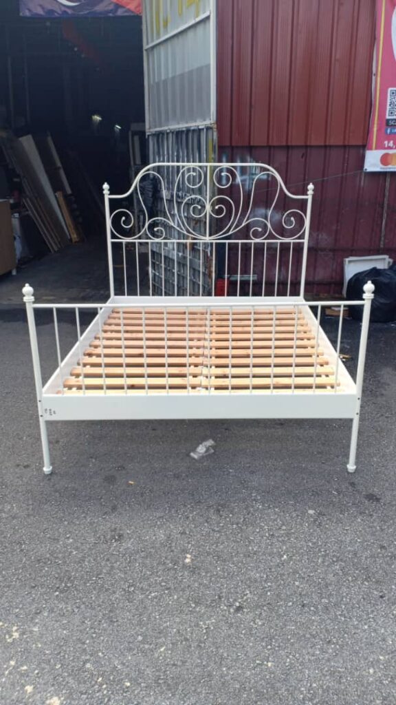 IKEA Leirvik Queen Bed Frame - Second Hand Furniture│Perabot Terpakai ...