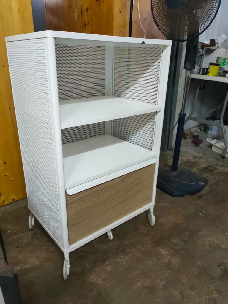 IKEA Bekant Storage Unit With Trolley - Second Hand Furniture│Perabot ...